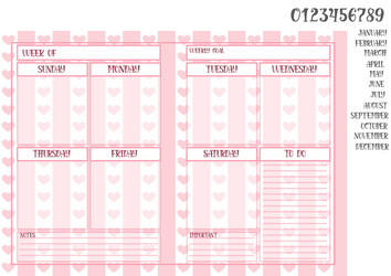 Pink List Year Vector Images (67)