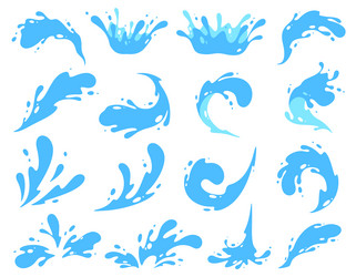 Water splash Royalty Free Vector Image - VectorStock