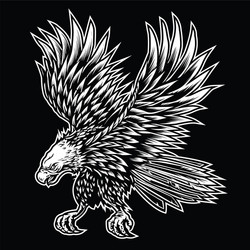 Screaming Eagle Vector Images (94)