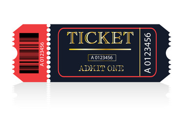 Red Movie Ticket Vector Images (over 2,000)