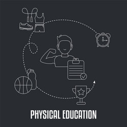 School subjects design concept Royalty Free Vector Image