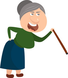 Angry Grandma Vector Images (over 160)