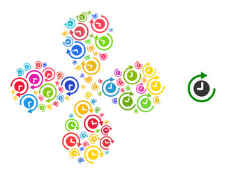 Different rotation angles icon set Royalty Free Vector Image