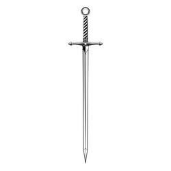 Fantasy sword 0026 Royalty Free Vector Image - VectorStock