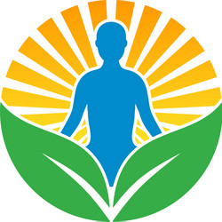 Logo of the sun and sea Royalty Free Vector Image