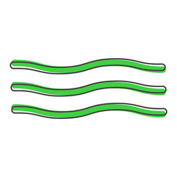 Three waves icon symbol sea water the symbol Vector Image