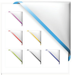 Corner ribbon Royalty Free Vector Image - VectorStock