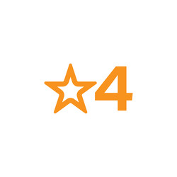 Star line icon Royalty Free Vector Image - VectorStock