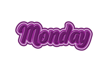 Monday Word Art Vector Images (over 470)