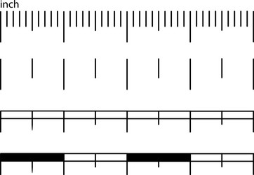 Vertical ruler scale with 10 centimeters markup Vector Image