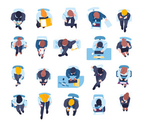 Top View Man Sitting Vector Images (over 1,000)