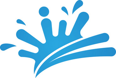 Cartoon comic tear splash with eye icon Royalty Free Vector