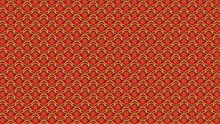 Traditional chinese pattern red golden asian Vector Image