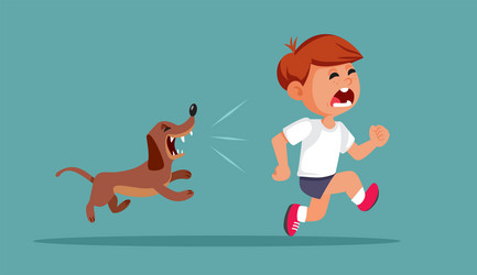 Person Running Scared Clipart