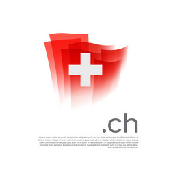Switzerland icon original simple design swiss Vector Image