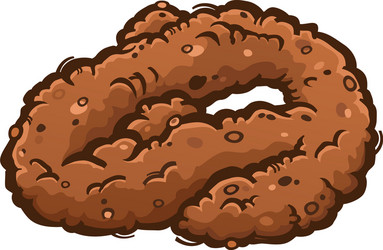Turd poop cartoon Royalty Free Vector Image - VectorStock