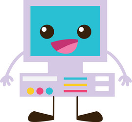 Computer Face Happy Vector Images (over 7,500)