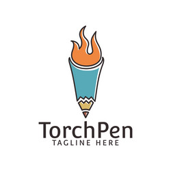 Book Torch Logo Vector Images (over 230)