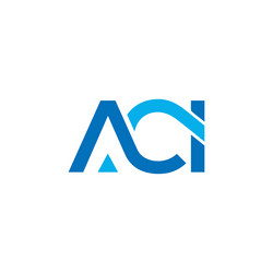 Ac initials logo design initial letter logo Vector Image