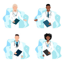 Friendly doctor Royalty Free Vector Image - VectorStock