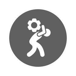 Hard work icon Royalty Free Vector Image - VectorStock