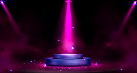 Pink Spotlight Background