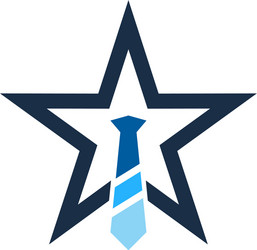 Star logo graphic design template Royalty Free Vector Image