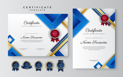 Certificate Background Blue Vector Images (over 26,000)