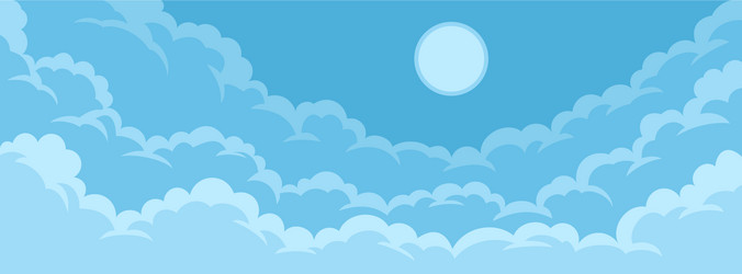 Simple sky background Royalty Free Vector Image