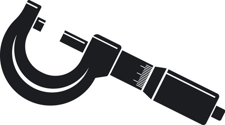 Micrometer icon design template Royalty Free Vector Image