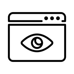 Customer view icon Royalty Free Vector Image - VectorStock