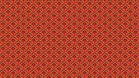 Traditional chinese pattern red golden asian Vector Image