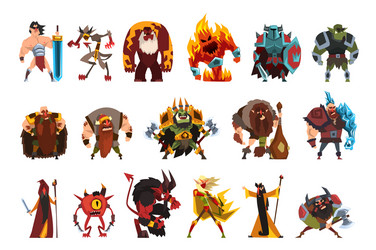 Fairy dragons fantasy colorful creatures Vector Image