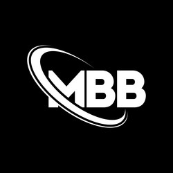 Mbb logo letter design Royalty Free Vector Image