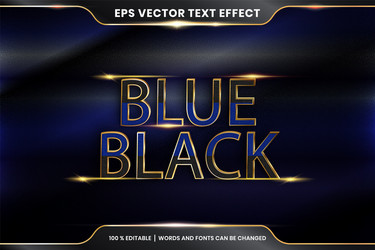 Text effect in 3d dark blue words effect Vector Image