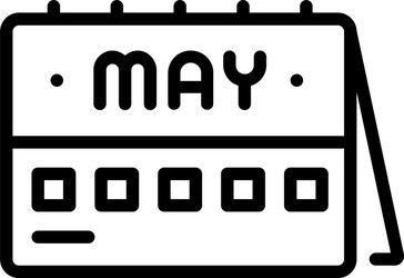 May Royalty Free Vector Image - VectorStock