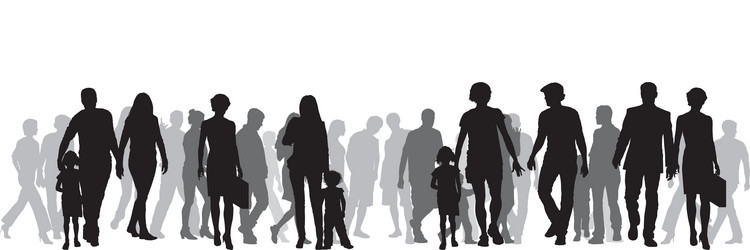 People of group Royalty Free Vector Image - VectorStock