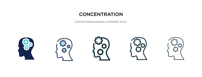 Difficulty Concentrating Vector Images (over 180)