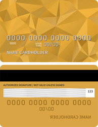 Gold member card Royalty Free Vector Image - VectorStock