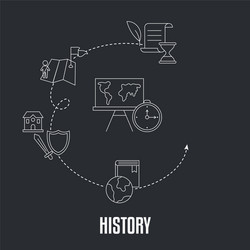 School subjects design concept Royalty Free Vector Image