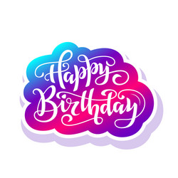 Happy birthday Royalty Free Vector Image - VectorStock