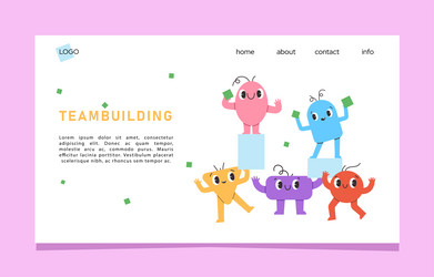 Teambuilding Cartoon Teamwork Vector Images (over 230)