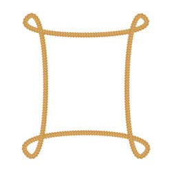 Rope frame Royalty Free Vector Image - VectorStock