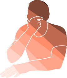 Thinking man icon Royalty Free Vector Image - VectorStock