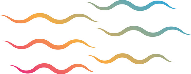 Abstract squiggle pattern background fun modern Vector Image