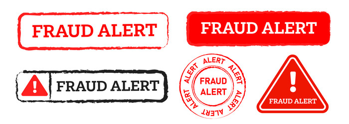 Extended stamp label red color square and circle Vector Image