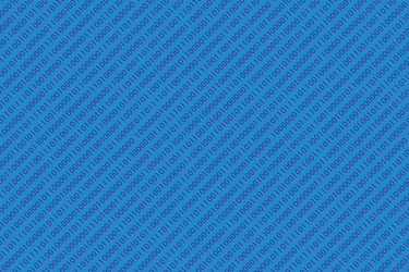 Binary code on transparent background Royalty Free Vector