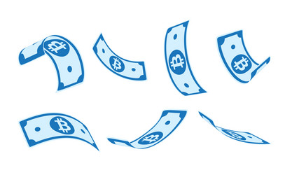 Raining Money Animation Vector Images (98)