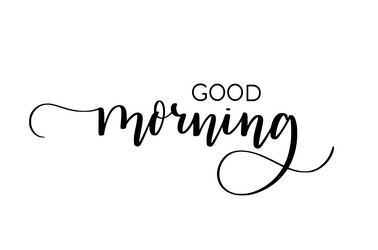 Positivity cute modern calligraphy word Royalty Free Vector