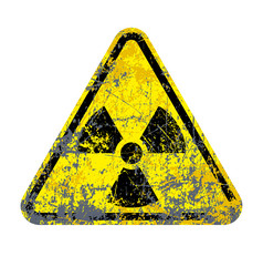 Warning health hazard ghs sign on white background